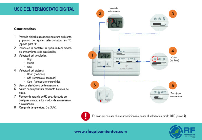 Uso Del Termostato | PDF