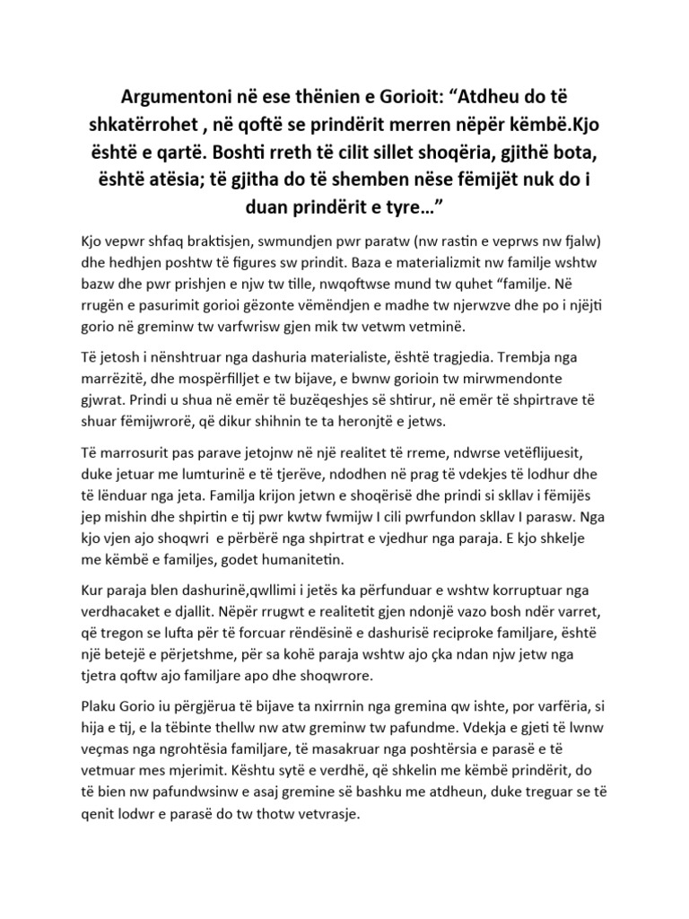 Atdheu, Prindi Dhe Paraja | PDF