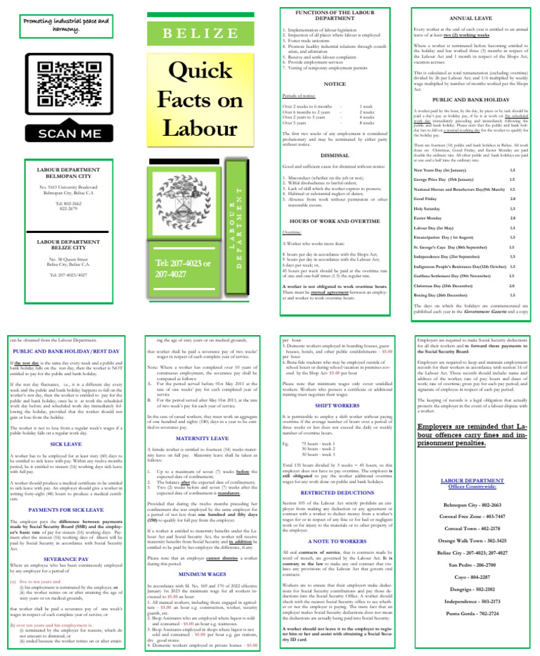 Quick Facts On Labour Rev | PDF