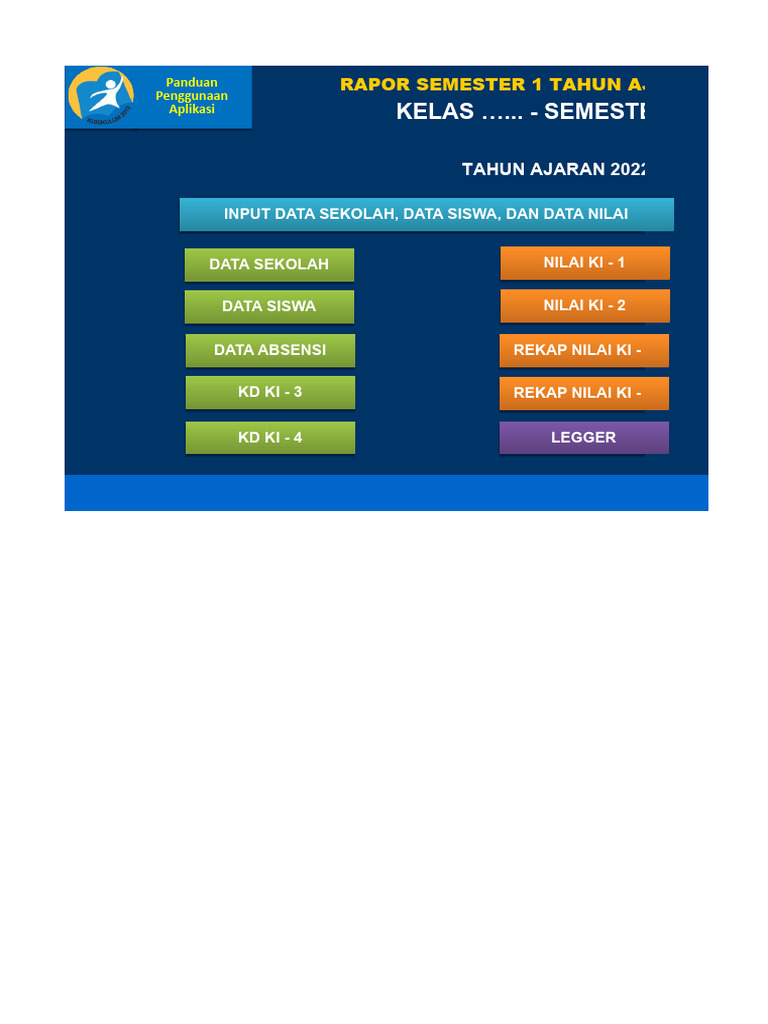 Rapor Fleksibel Semua Kelas Ok Utk Semester 1 Dan 2 | PDF
