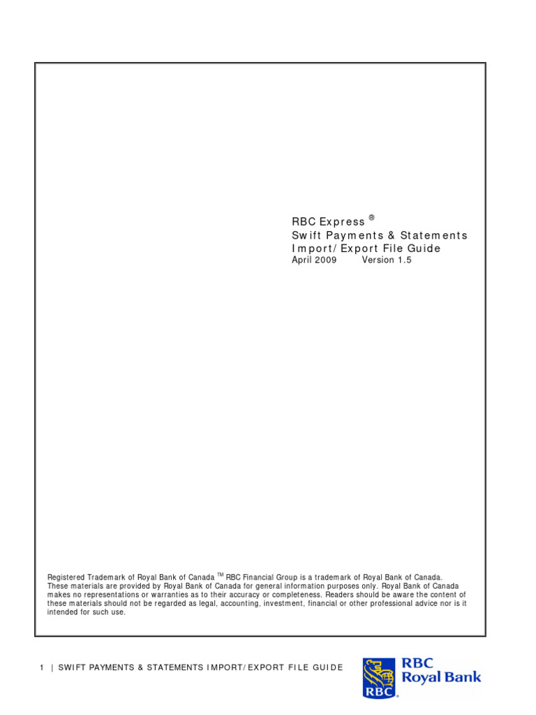 RBCX SPS Import Export File Guide EN | PDF