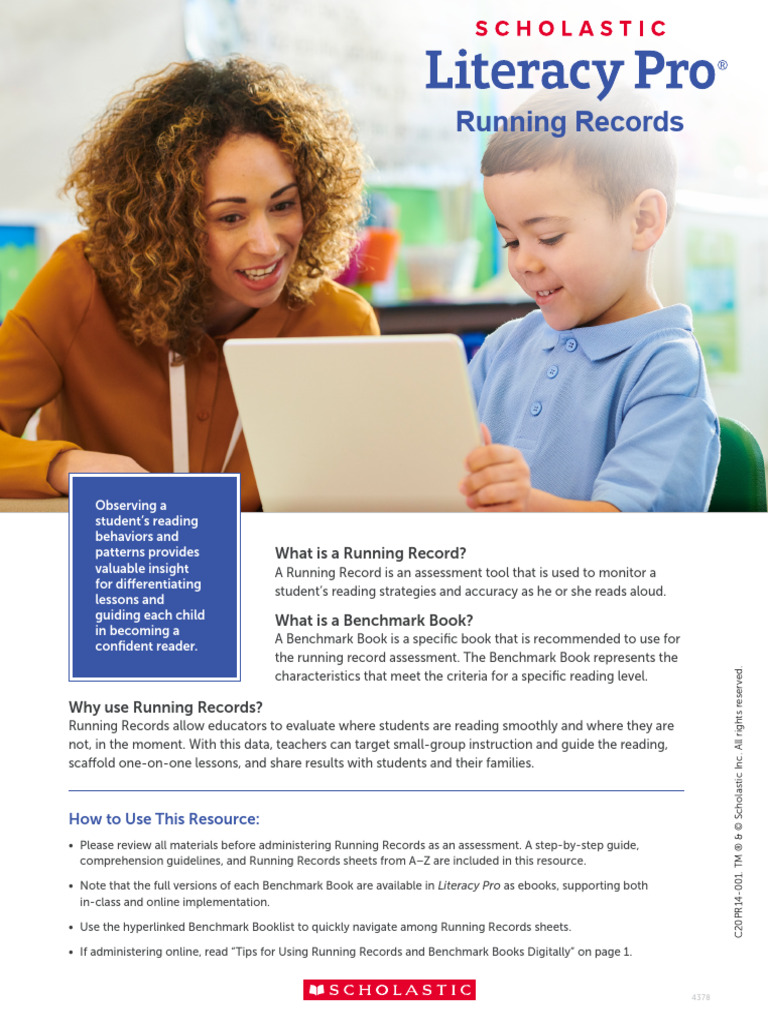 Literacy Pro Running Records | PDF