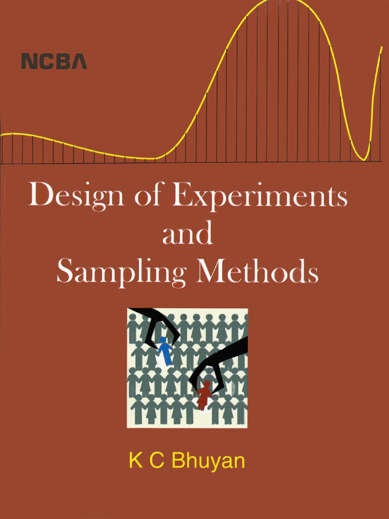 KC Bhuyan - Design of Experiments and Sampling Methods (2021) | PDF