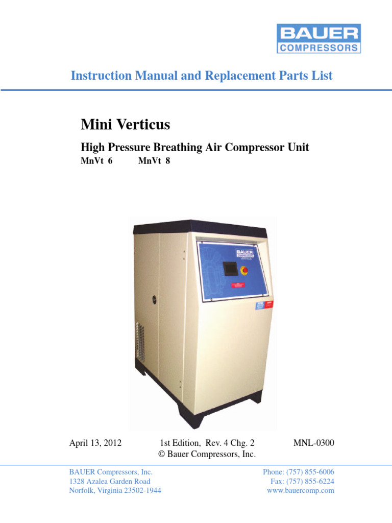 Catalogo Compresor Bauer | PDF | Programmable Logic Controller | Valve