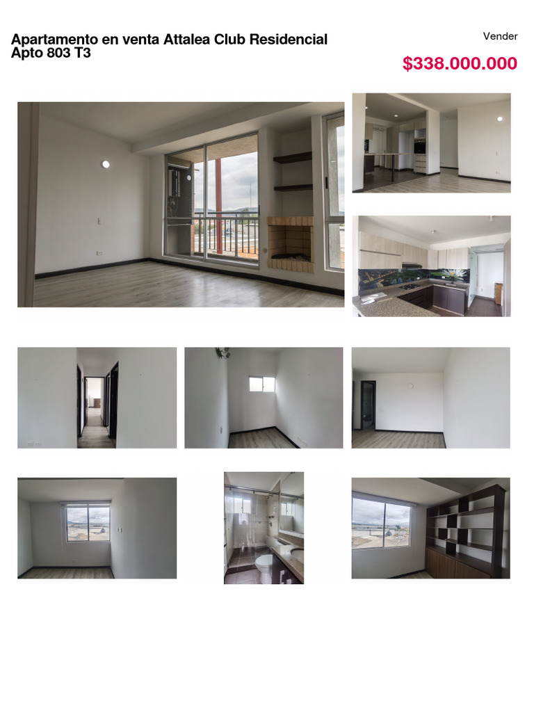 Attalea Club Residencial Apto 803 T3 | PDF | Edificios y estructuras