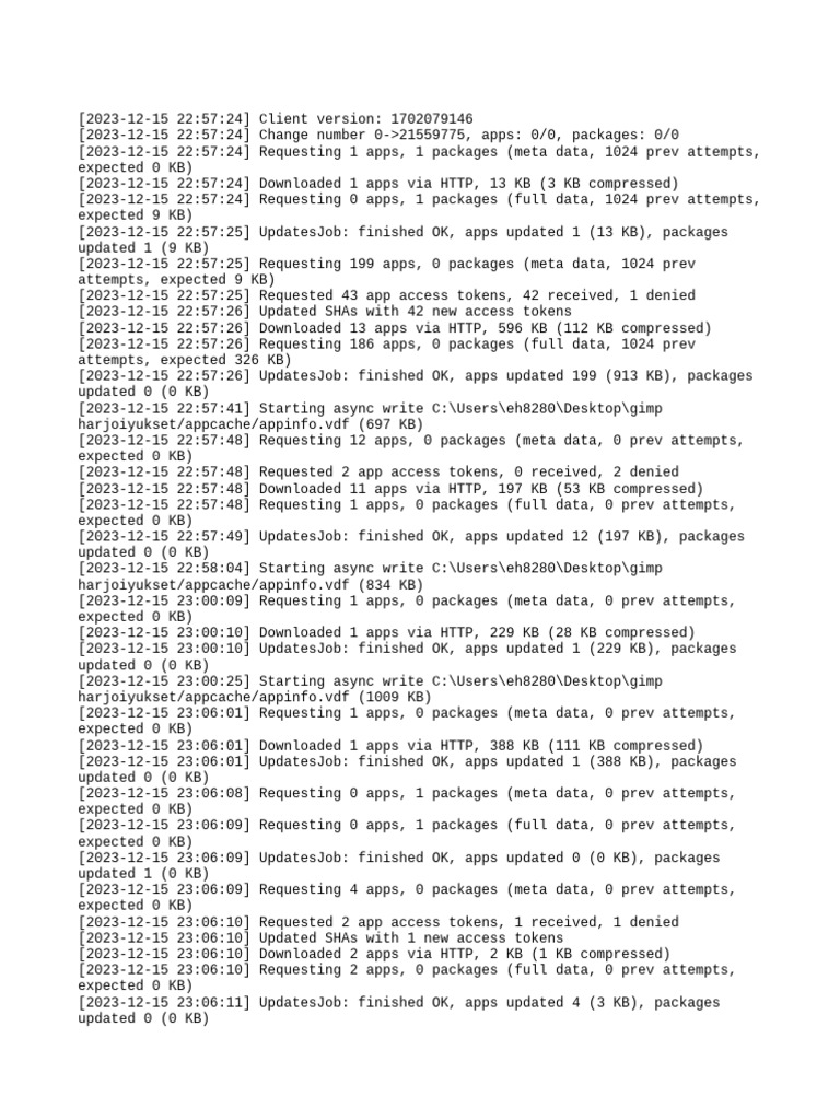 Appinfo Log | PDF | System Software | Operating System Families Appinfo Log | PDF | System Software | Operating System Families