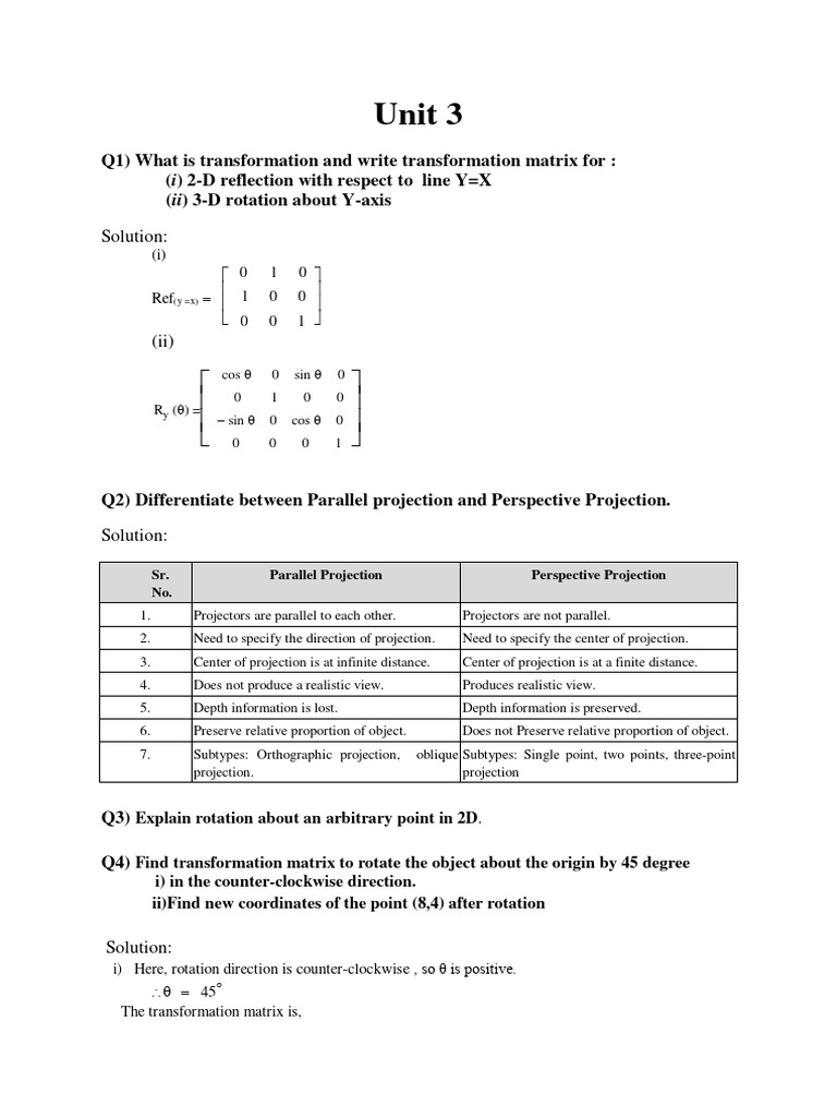 CG Question bank-1SHUBHAM | PDF | Teaching Methods & Materials