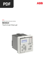ABB - REX640 Technical Manual | PDF | Computer Network | Computer Security