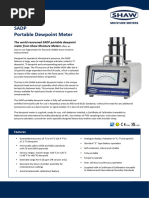 New Dew Point sensor S220 (Suto-itec) 메뉴얼 | PDF | Sensor | Calibration