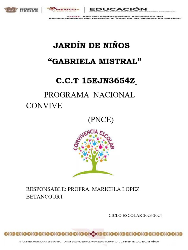 Programa Pnce 2023 | PDF