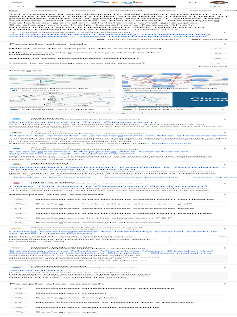 Sociogram Instructions Classroom - Google Search | PDF | Classroom | Behavior Modification