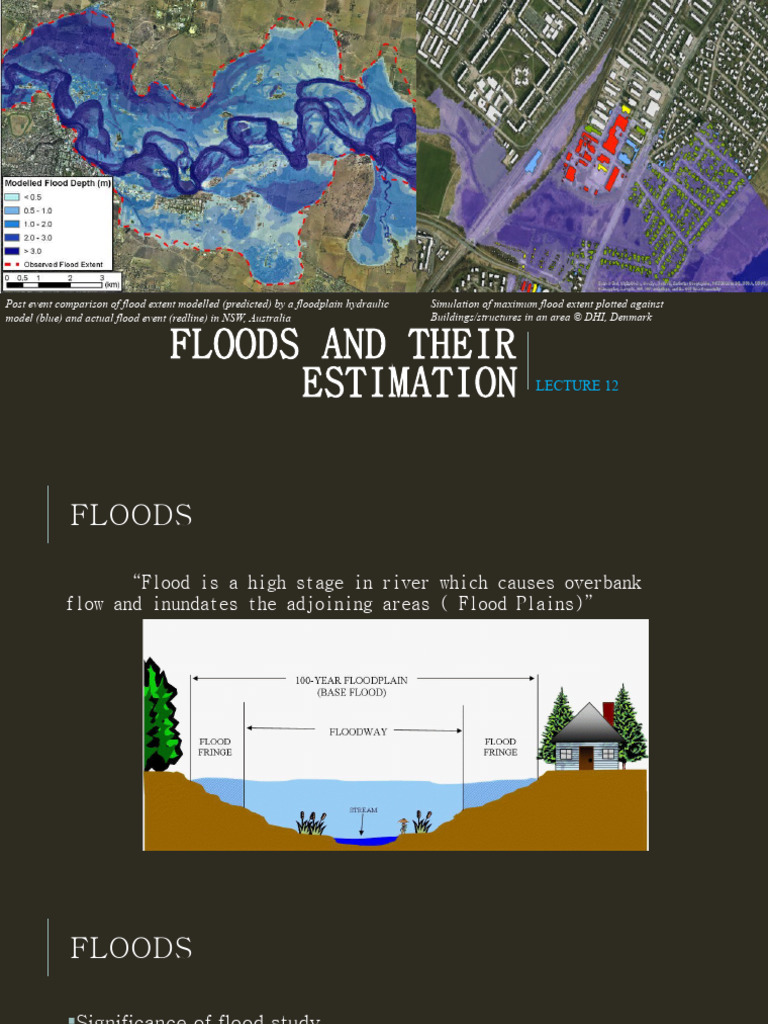 Lecture 12 - Flood Estimation | PDF