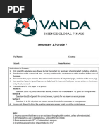 Sample Paper 7-8 IKLC | PDF