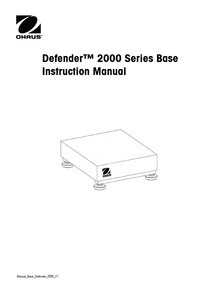 Manual Base Defender 2000 V1 | PDF | Electrical Engineering | Electricity