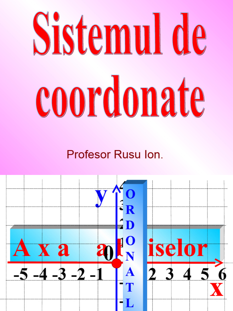 Sistemul de Coordonate | PDF