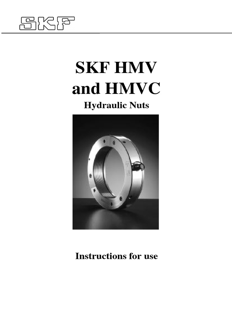 SKF Hydraulic Nut | PDF | Bearing (Mechanical) | Piston
