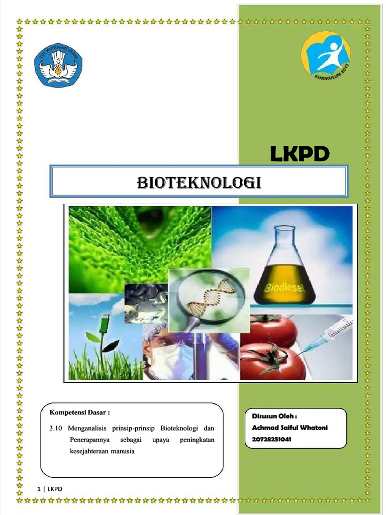 PDF LKPD Bioteknologi - Compress | PDF