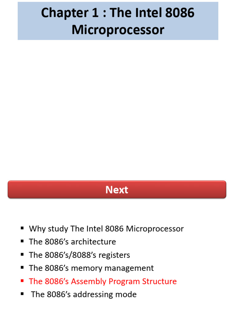 3-Assembly Program Structure | PDF