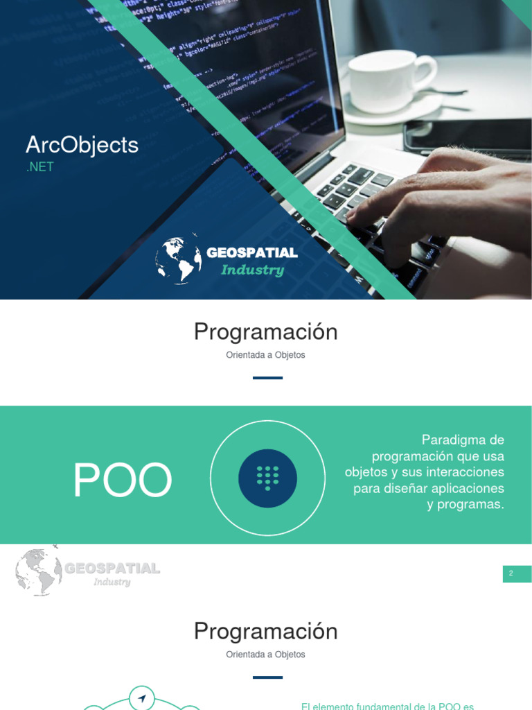 5 Introduccion A ArcObjects | PDF | Objeto (informática) | Programación orientada a objetos