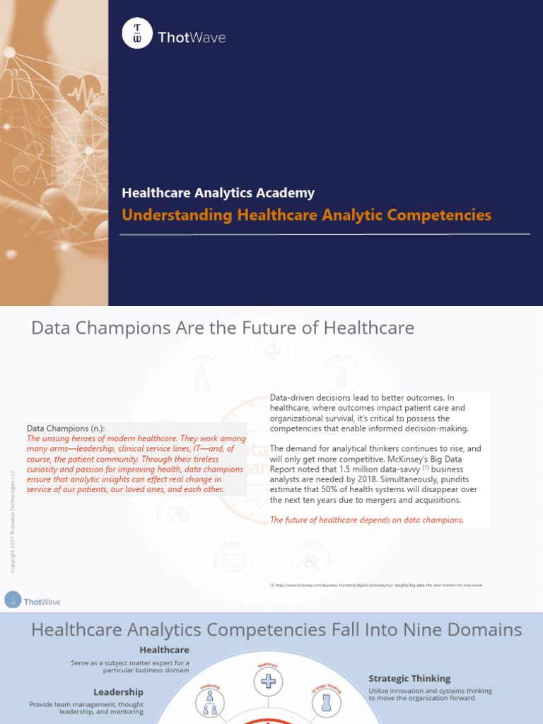 Understanding Healthcare Analytic Competencies | PDF | Electronic Health Record | Data