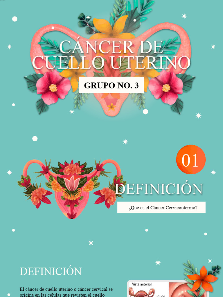 EXPOSICIÓN - Cáncer Cervicouterino | PDF | Cáncer de cuello uterino | Cáncer