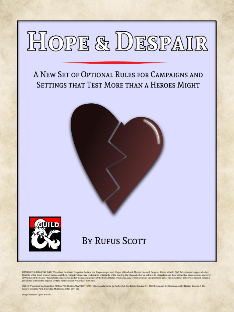 907220-Hope Despair | PDF | Wizards Of The Coast | Dungeons & Dragons