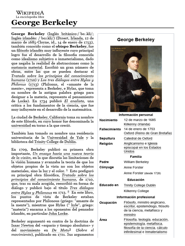 George Berkeley | PDF