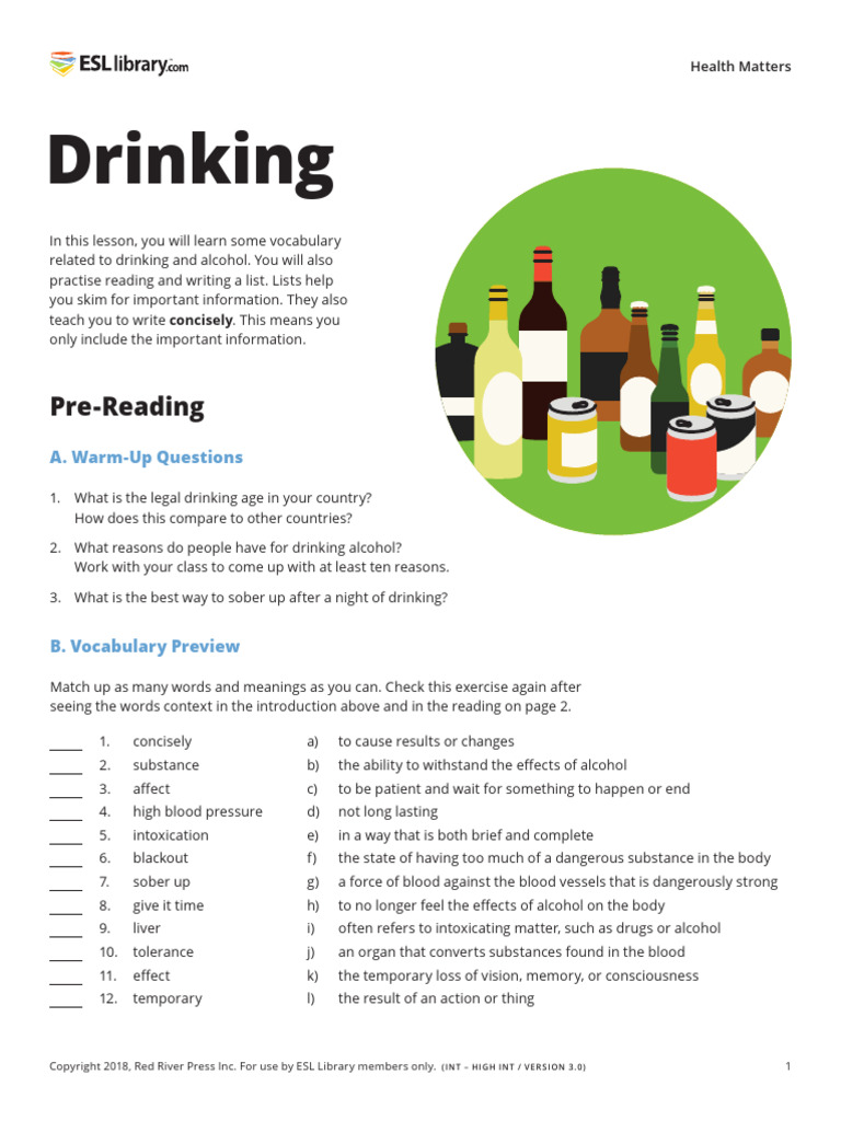 95 Drinking Can | PDF | Alcohol Intoxication | Substance Abuse