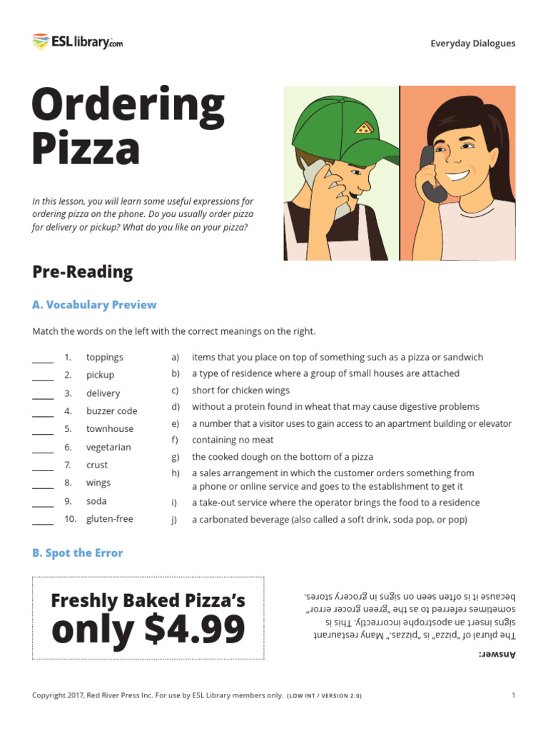 76 Ordering-Pizza Can | PDF | Pizza | Foods