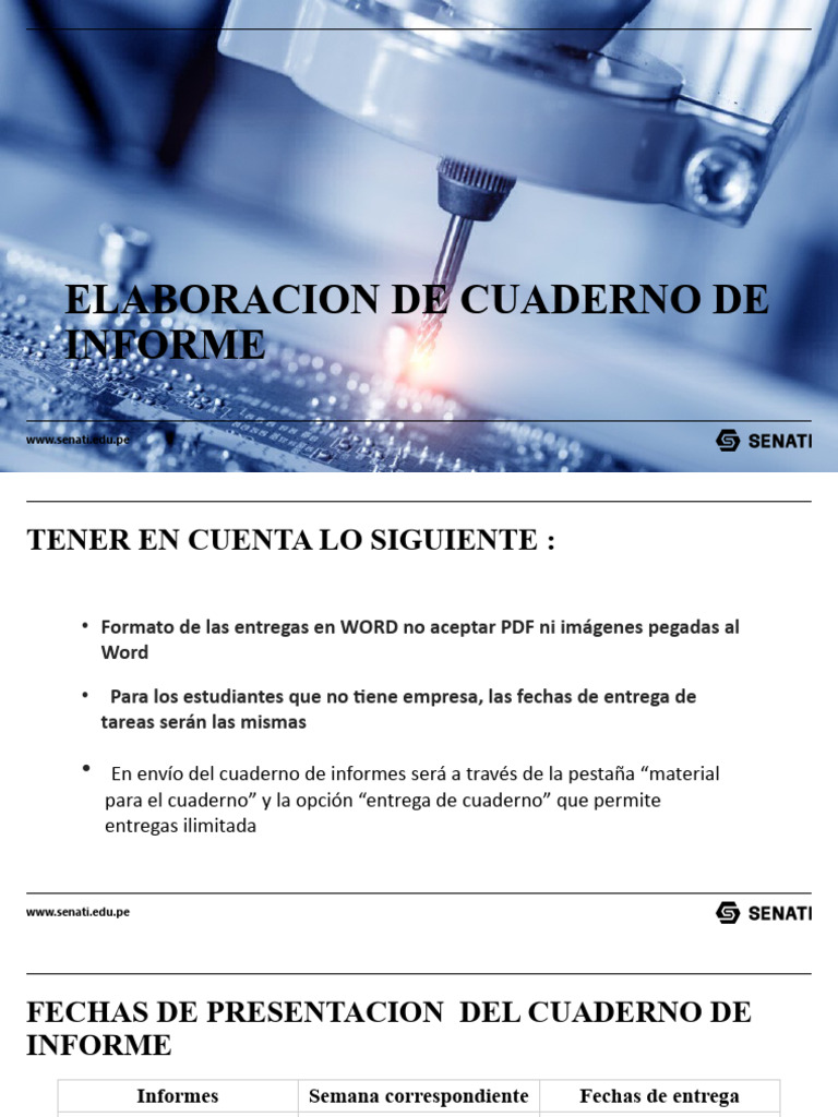 Cuaderno de Informe - Guia | PDF | Planificación | Informática