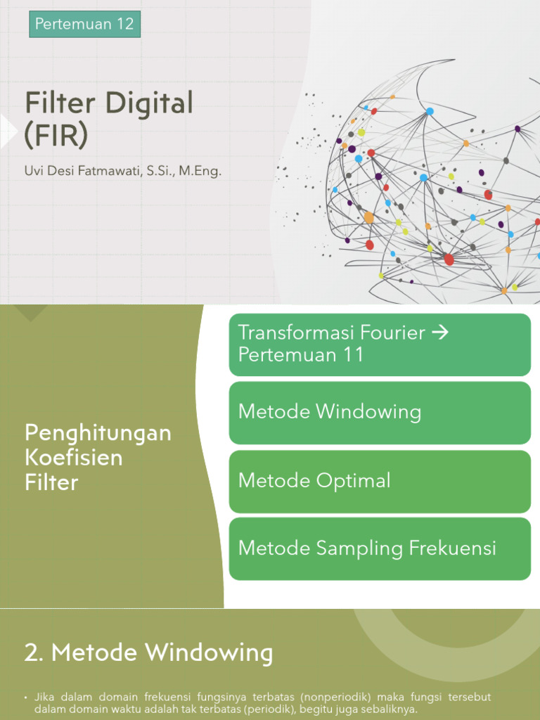Filter Digital (FIR) | PDF