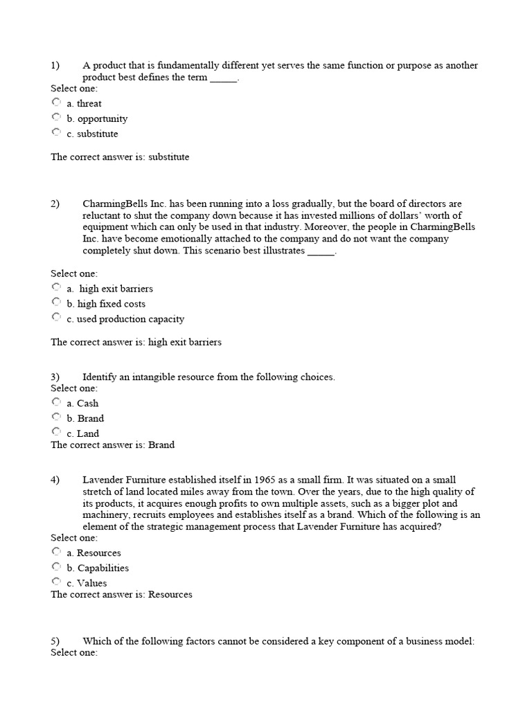 MOCK Mid-Term-Multiple Choice Questions-2023 | PDF