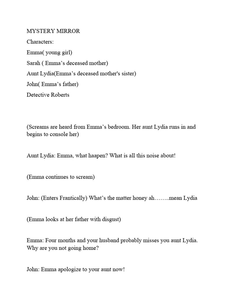 Mystery Mirror | PDF