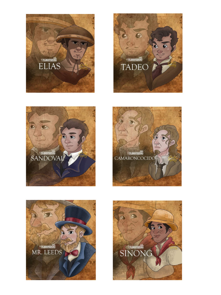 Mga Tauhan Sa El Filibusterismo | PDF