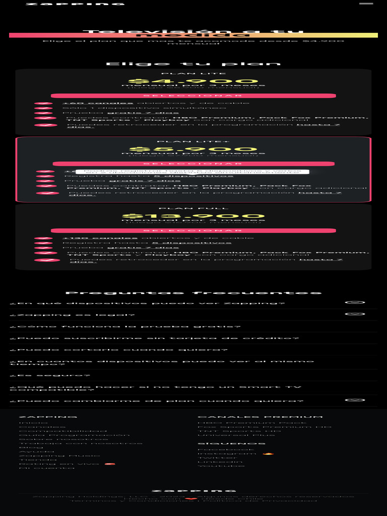 Planes de Zapping | PDF | Televisión | Informática