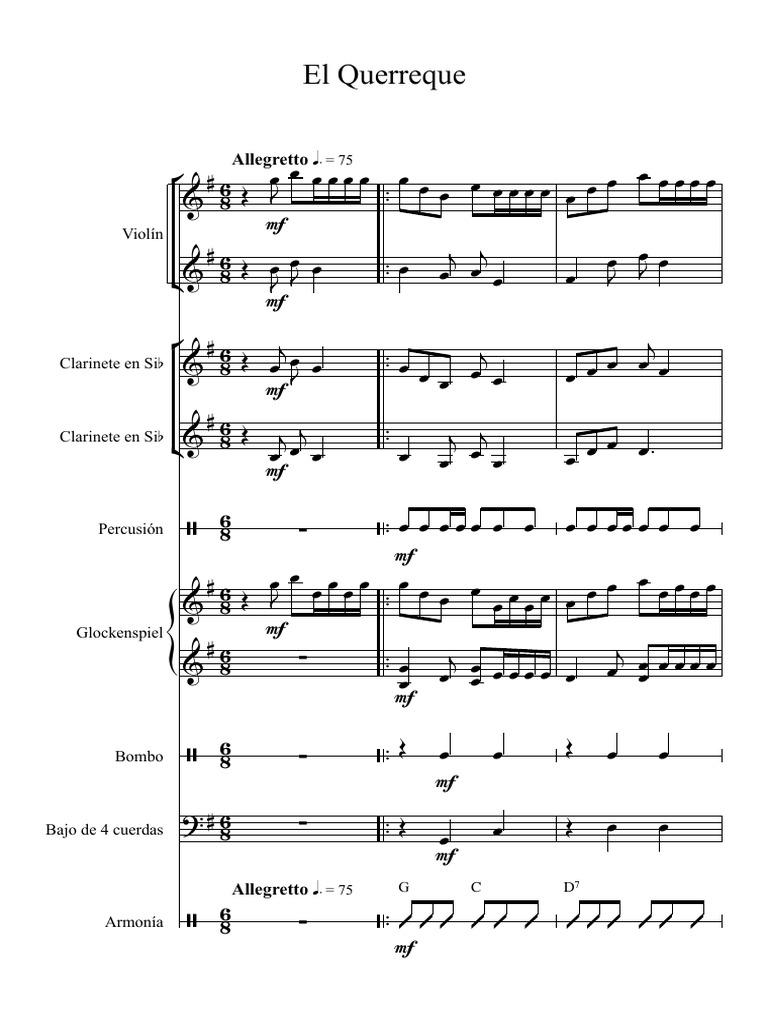 Querreque Valla - Partitura Completa | PDF
