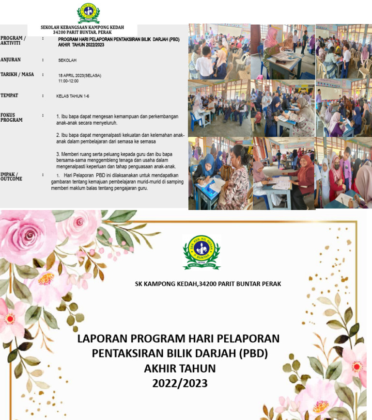 Opr Hari Pelaporan PBD 2022 | PDF