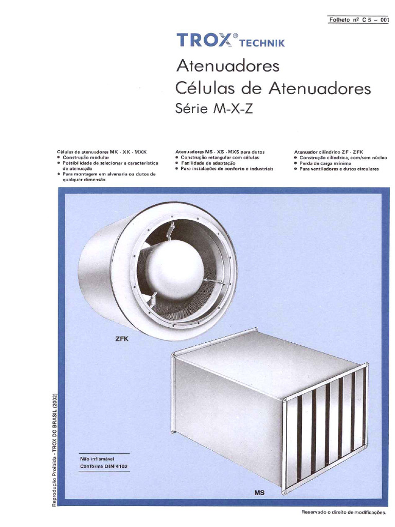 Atenuadores Trox | PDF