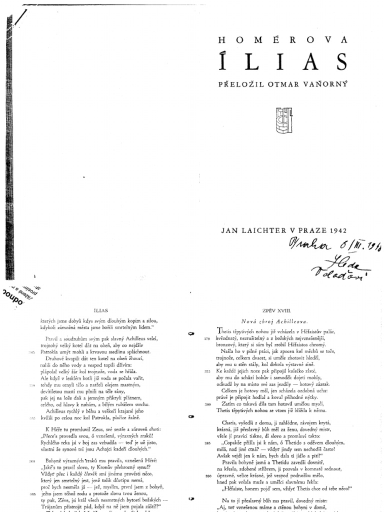 48 - Homerova Ilias | PDF
