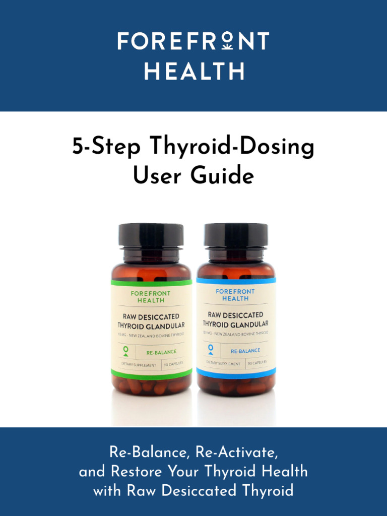 Thyroid-Multi-Dosing-Guide | PDF | Hypothyroidism | Dose (Biochemistry)