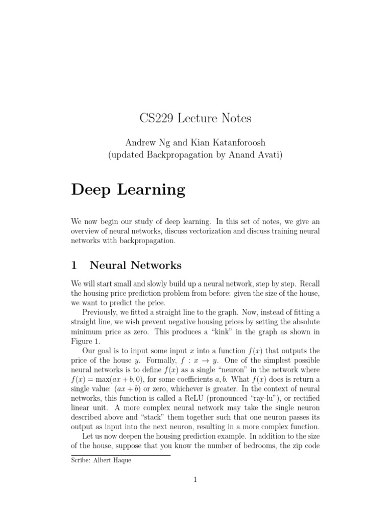 12 Deep Learning Pdf Artificial Neural Network Linearity