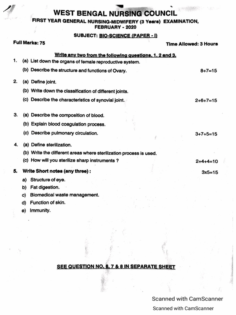 Bio-Science (Paper 1) - 1 | PDF