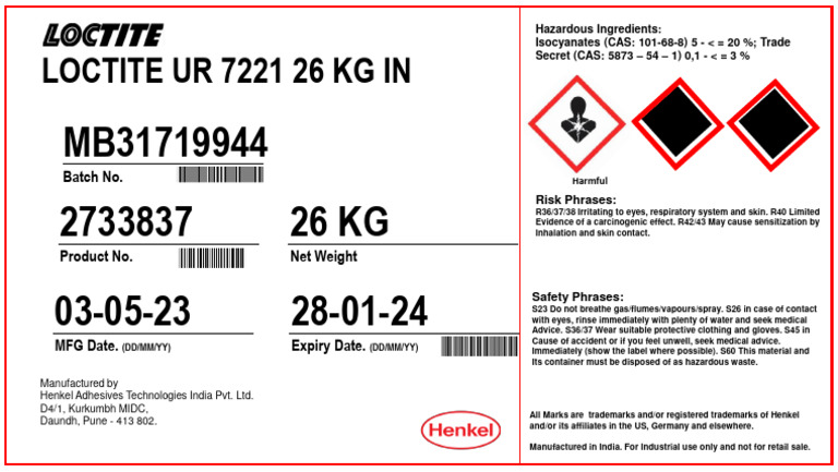 Loctite Sticker 2 | PDF