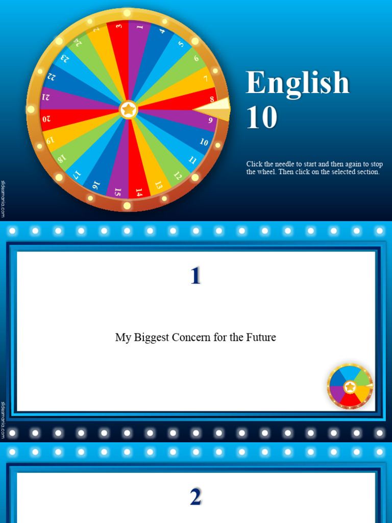 Impromptu Topics Wheel | PDF