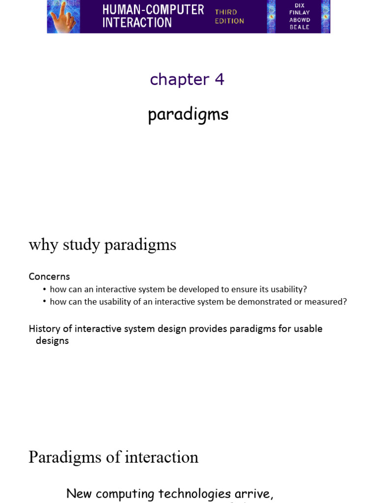 Paradigms, Design | PDF