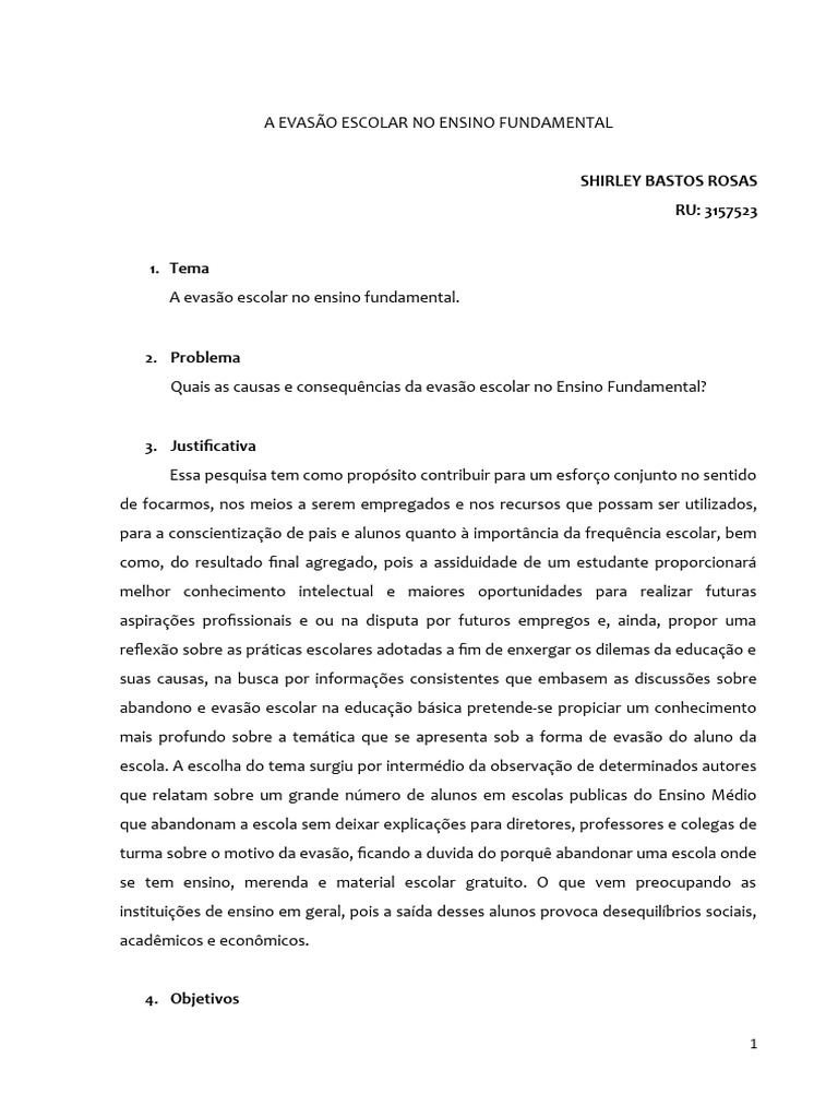 Projeto TCC - UNINTER | PDF