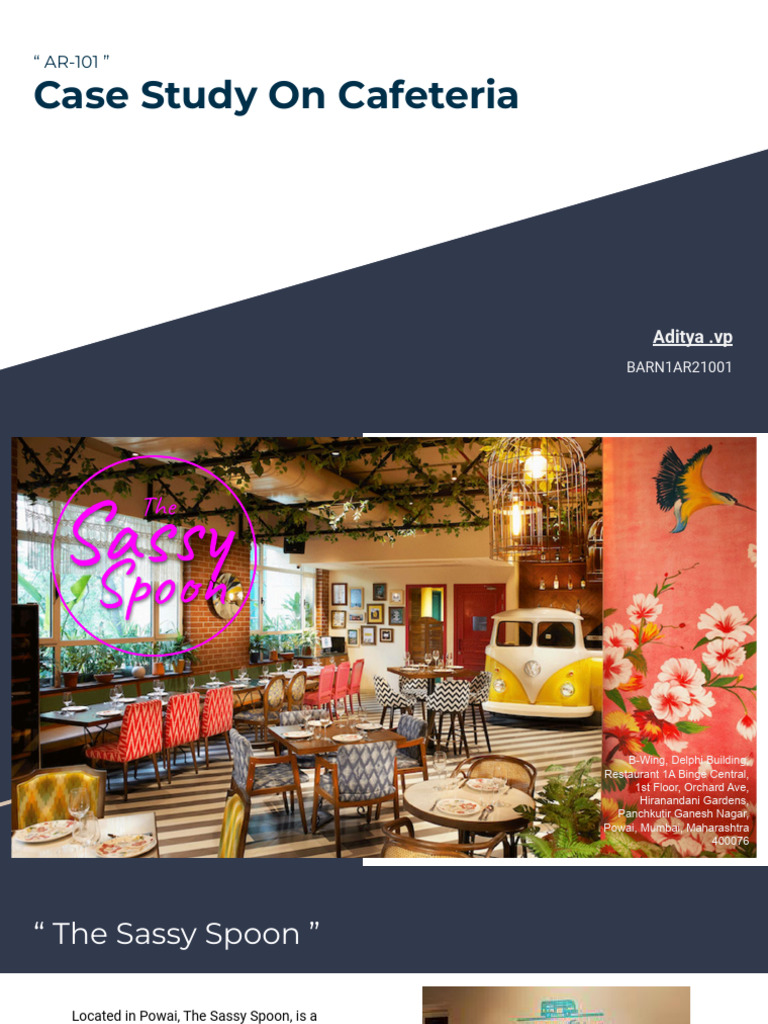 Case Study On Cafeteria | PDF