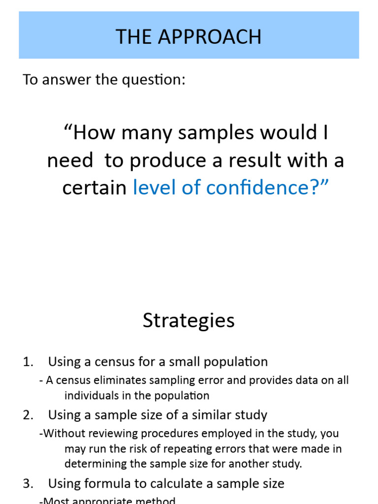 Sample Size Calculation - PHD | PDF | Sample Size Determination | Standard Deviation
