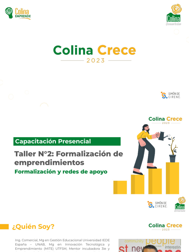 CP2 T1 D Formalización de Emprendimientos | PDF | Iniciativa empresarial | Business