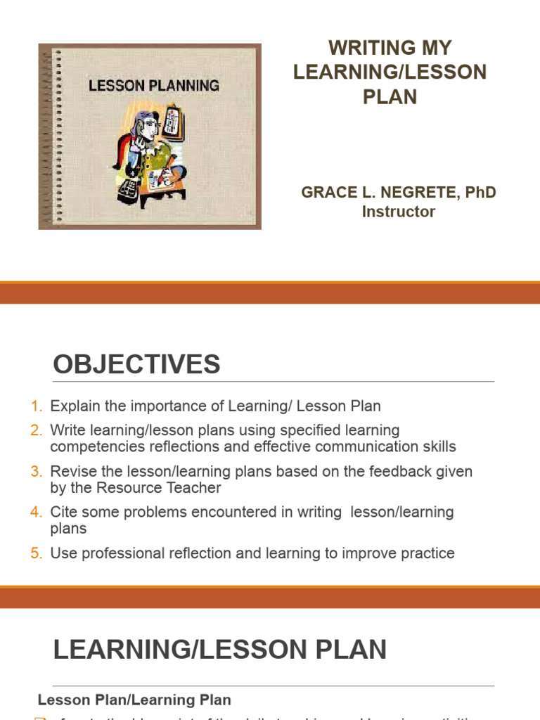 Lesson Planning | PDF | Lesson Plan | Learning
